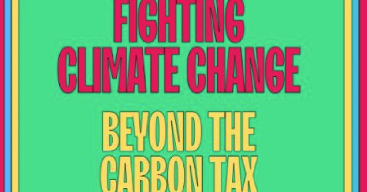 Fighting climate change – Beyond Canada’s carbon tax | Links