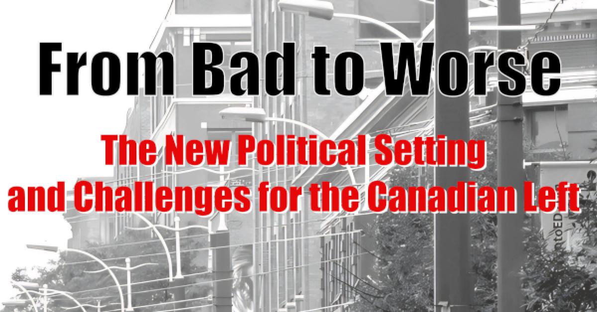 From bad to worse: The new political setting and challenges for the ...